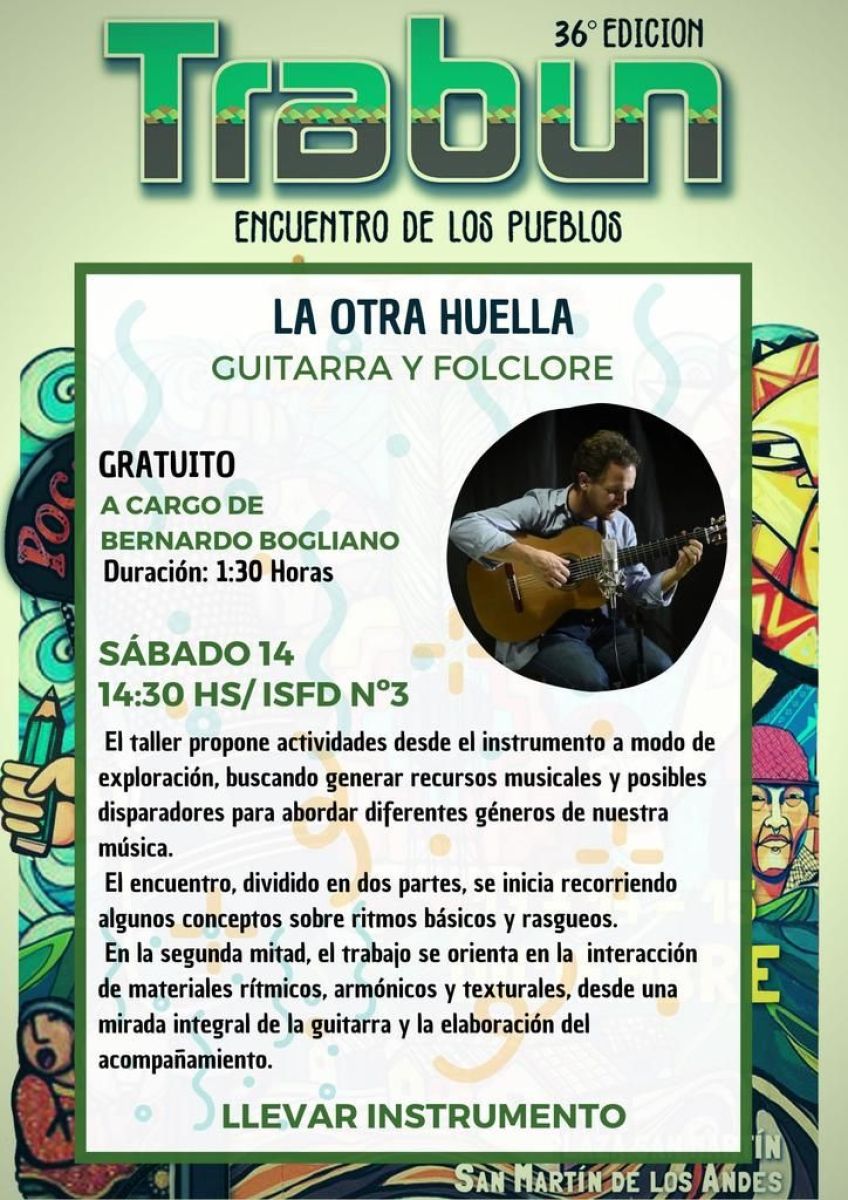 ESTÁ LLEGANDO LA 36° EDICIÓN DEL TRABUN, LA FIESTA DE NUESTRO PUEBLO ...
